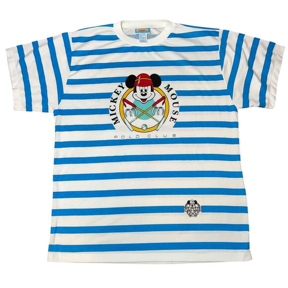 Disney | Shirts | Disneys Vintage Sunday Comics Striped Mickey Mouse ...